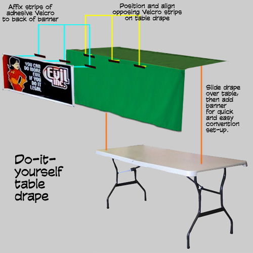 » Do-It-Yourself Custom Table Drape