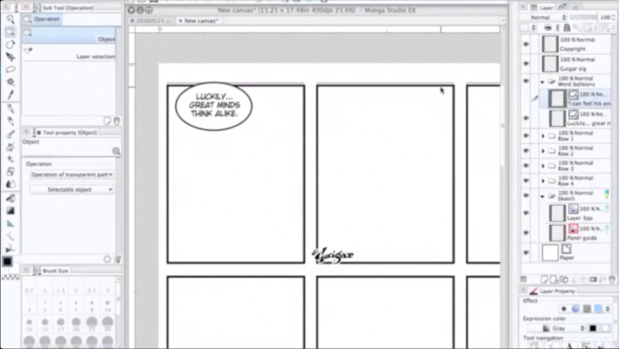 » Manga Studio Lettering Tutorial — Video