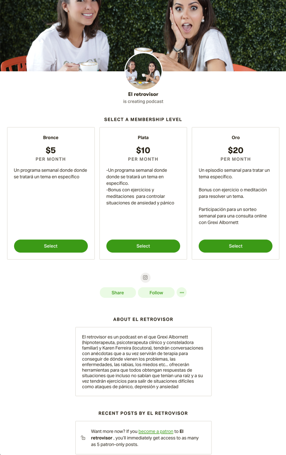 » Patreon’s new landing page, and what it means to you